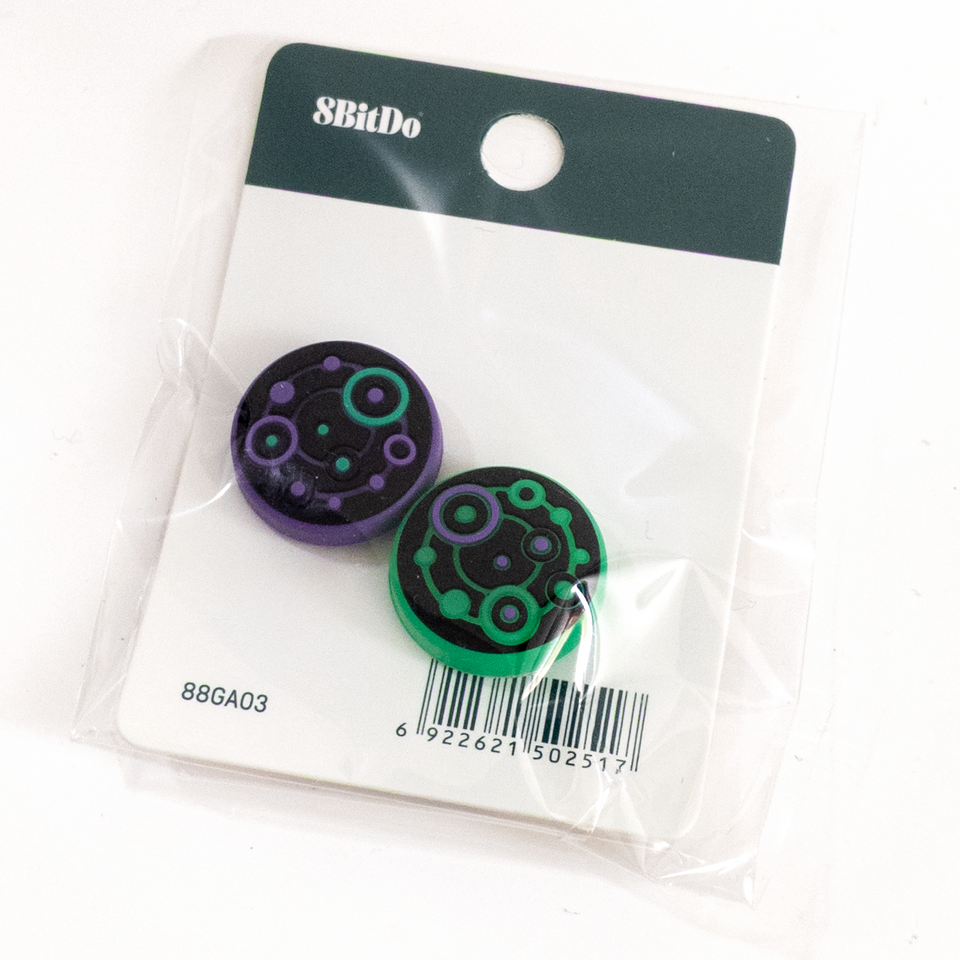 8BitDo Silicone Thumb Grip Caps Ultimate 2C Purple Green Galaxy New ...