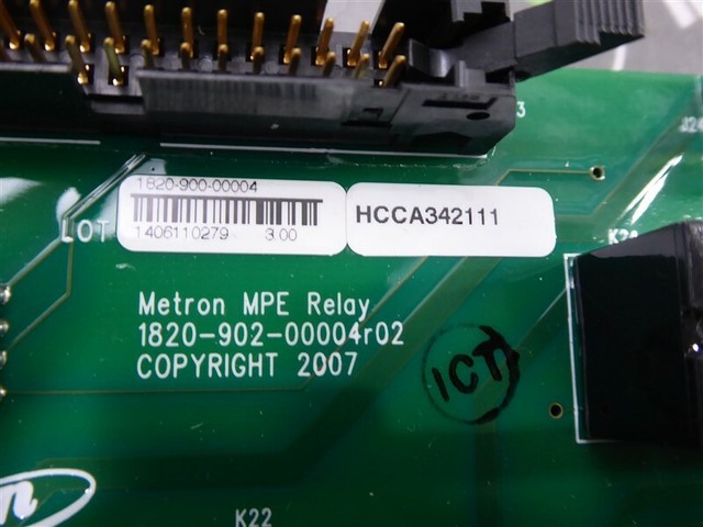 Metron OID 1820-902-00004r02 MPE Relay MPE-DB300 CA34211 RoHS 02 for ...