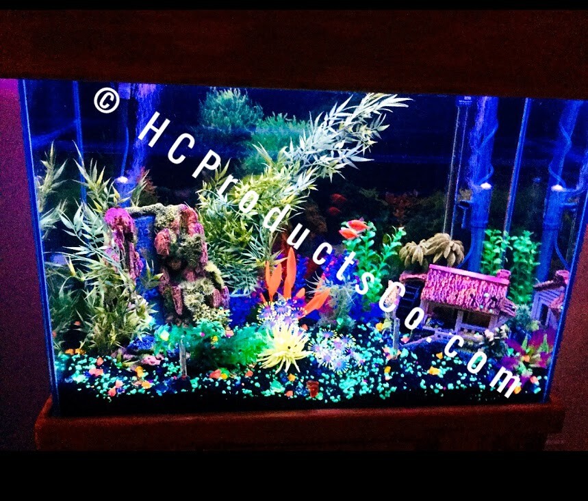 Bluetooth Controlled LED Fish Tank Light Kit with 16 million Colors and ...