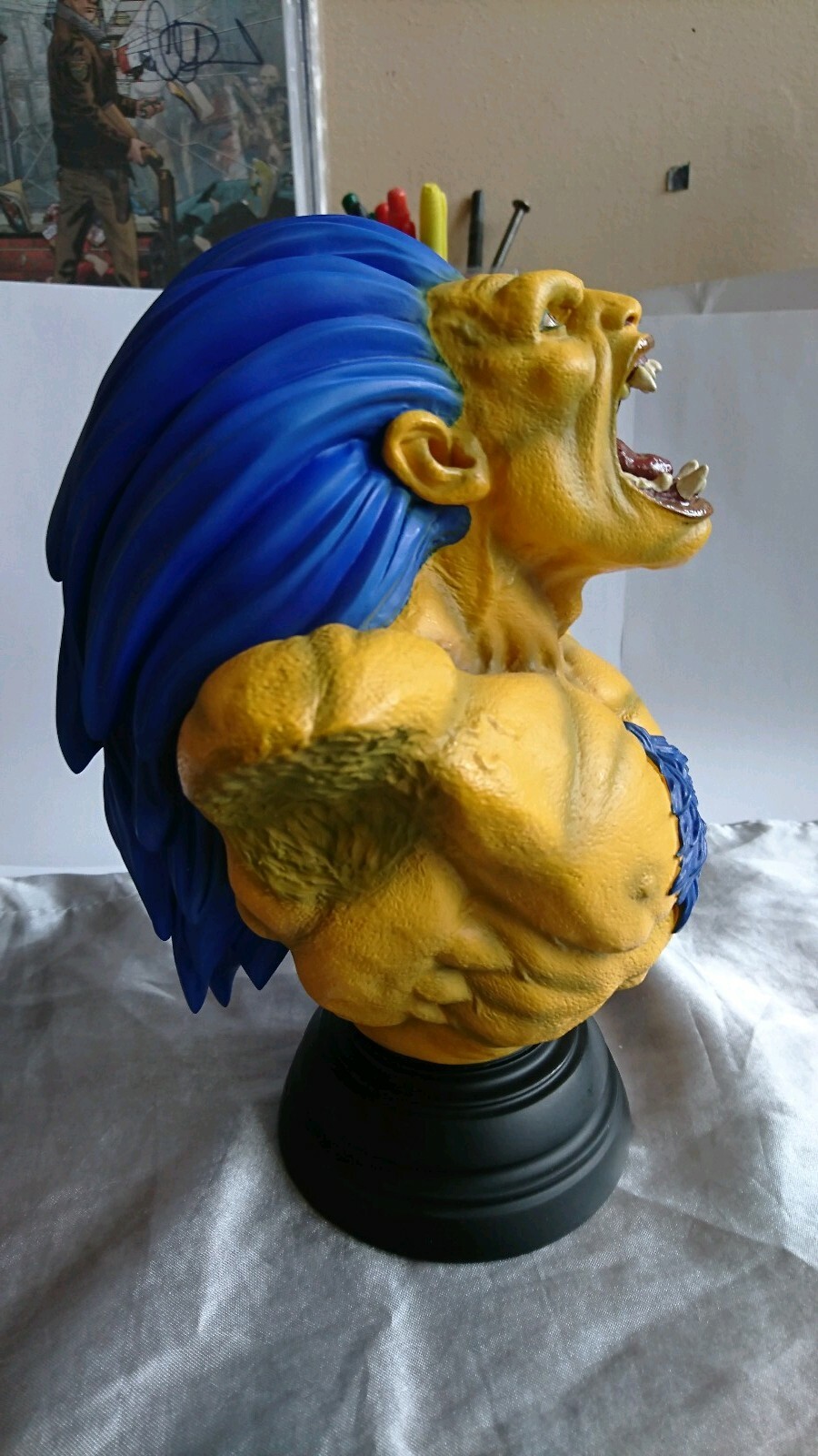 POP CULTURE SHOCK SOTA STREET FIGHTER BLANKA BUST 1 OF 50 SIGNED JERRY ...