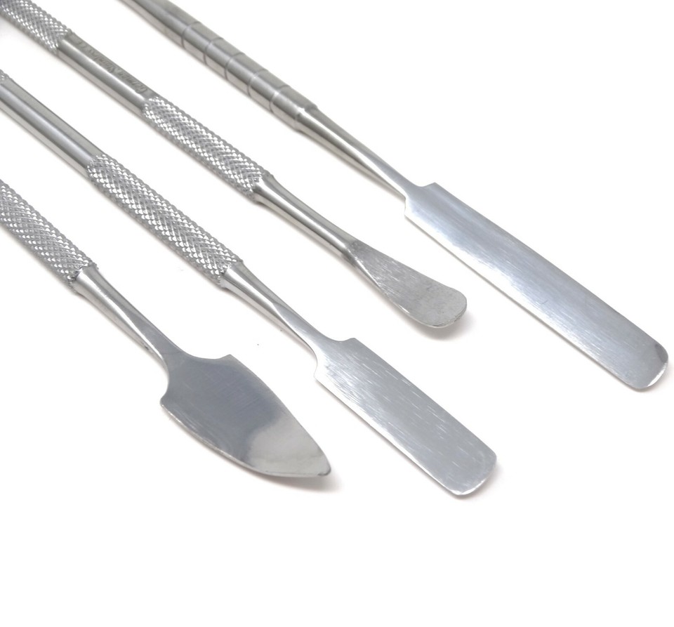 4Pc Stainless Steel Spatula Wax&Clay Sculpting Tool Set Shapers Polymer ...