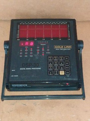 Goldline DSP-30 Real Time 30-Band Portable Audio Analyzer Gold Line RTA ...