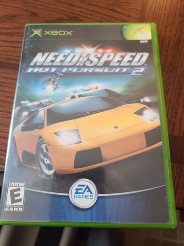 Need for Speed: Hot Pursuit 2 Microsoft Xbox, 2002 Black Label Complete ...