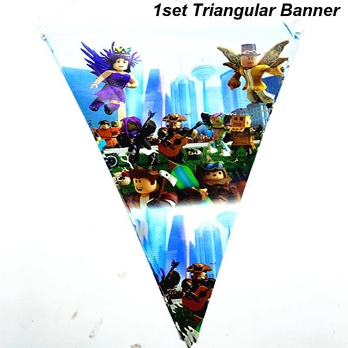 All New Roblox Party Balloons Tablecloth Banner/Flag Plates Cups Party ...