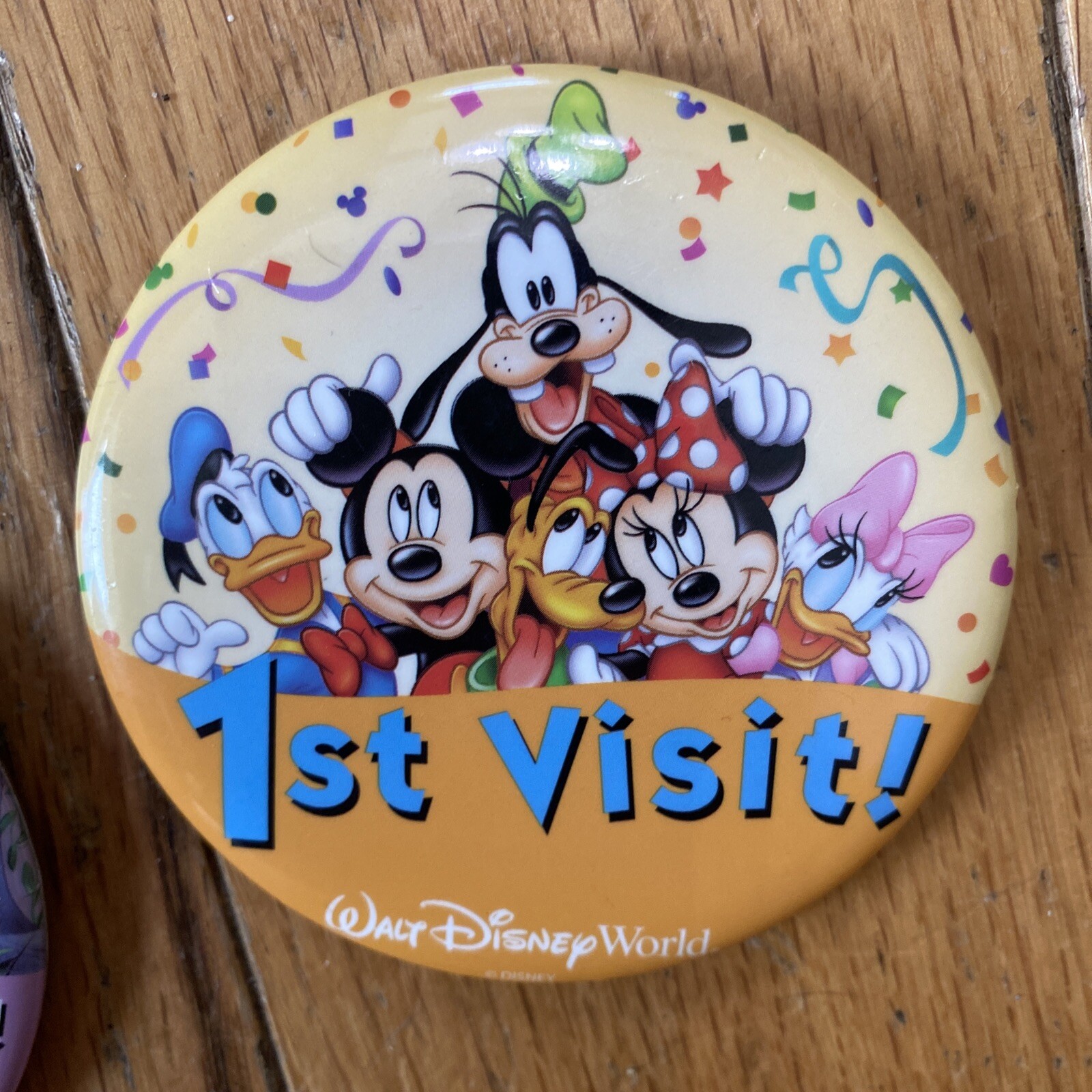 Walt Disney World 1st Visit Happily Ever After Buttons Pins Lot Of 2 | eBay