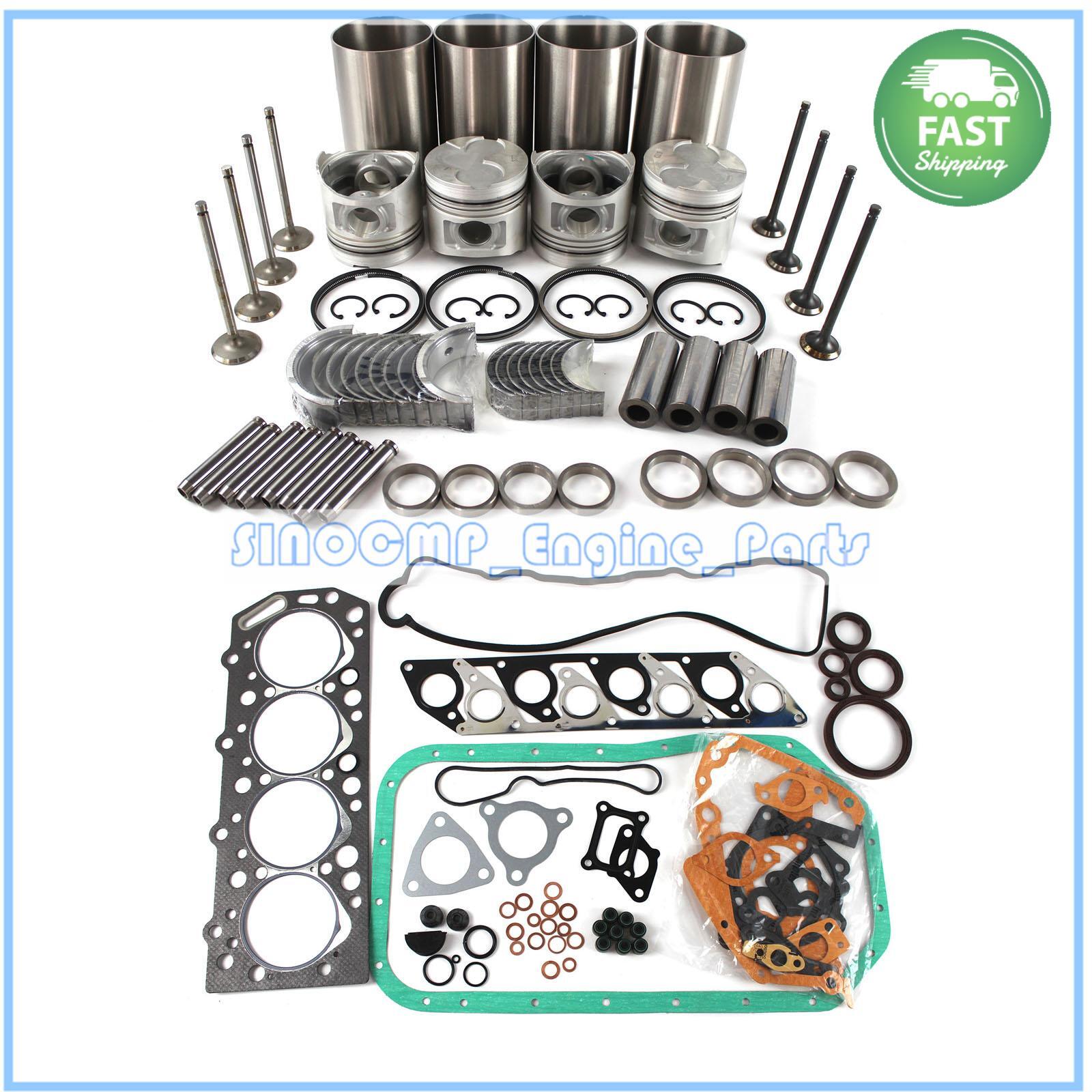 4D56 4D56T Engine Rebuild Kit for Mitsubishi Pickup Truck Delica Piston ...