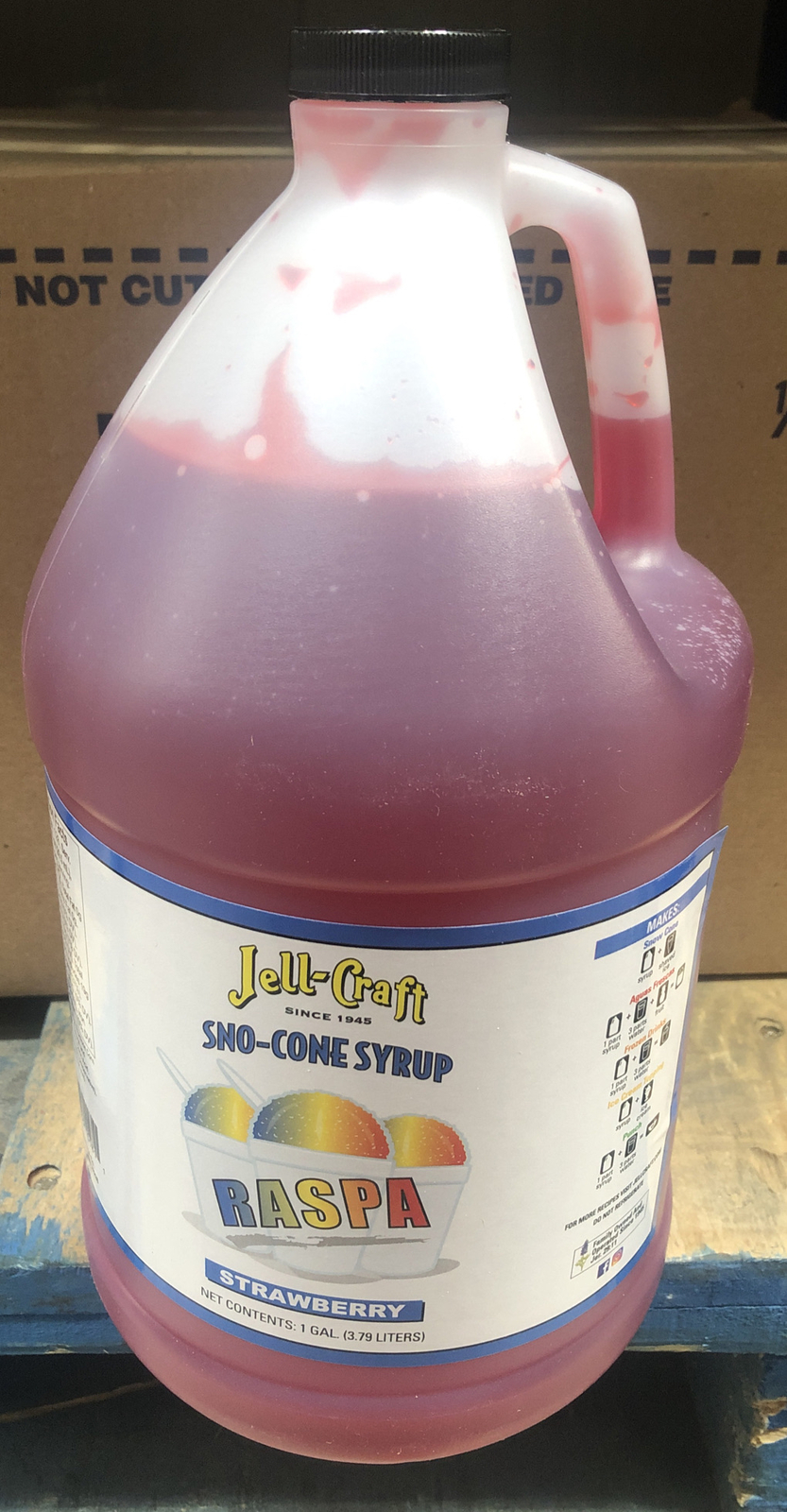 Jell-Craft Snow-Cone Syrup Strawberry 🍧 Snow Cone Shaved Ice Syrup 1 ...