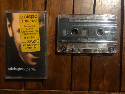vintage-Cassette audio K7 tape:Pascal Obispo-Superflu -port gratuit | eBay