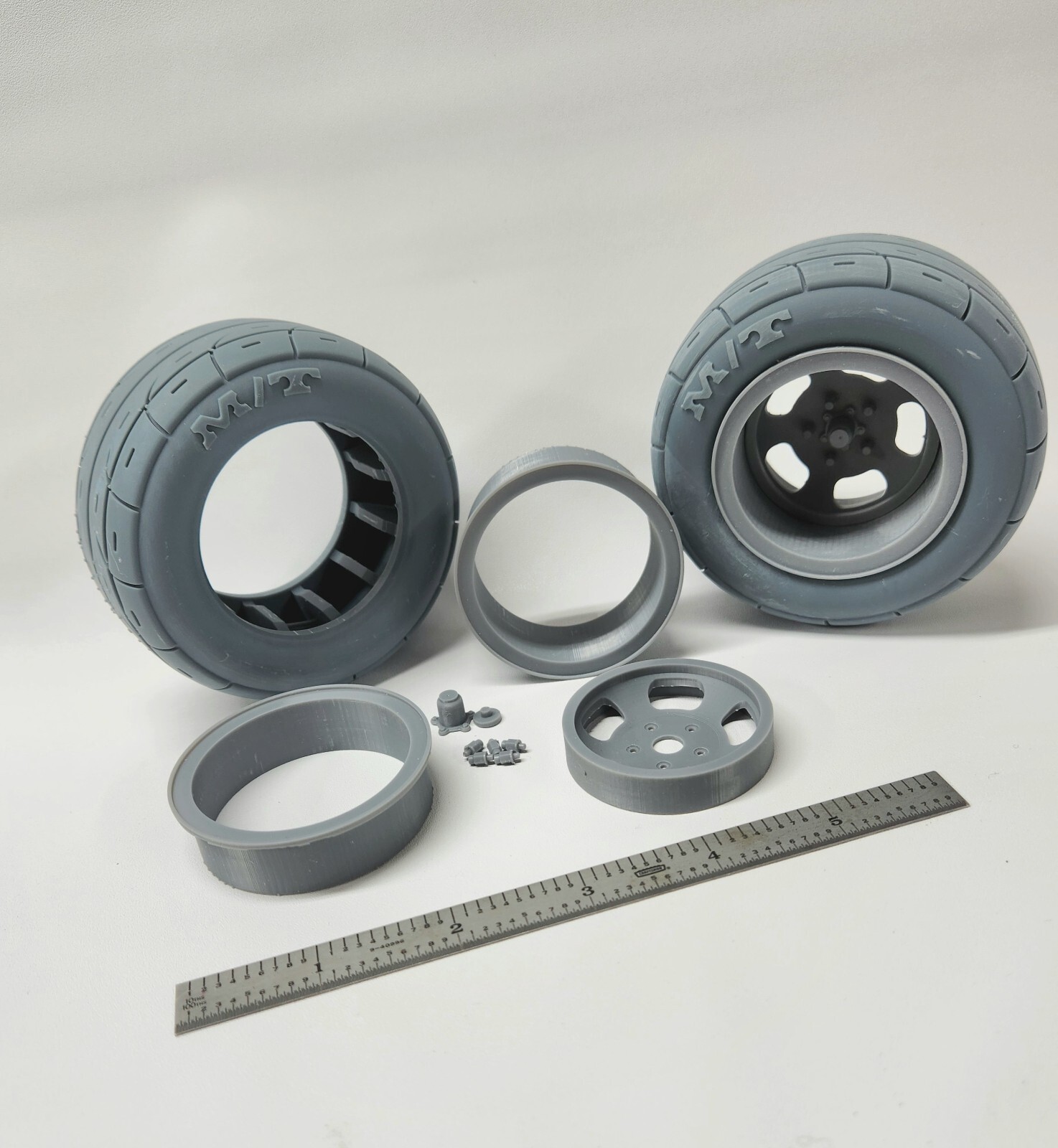 1/8 Scale Custom Wheels & Tires Resin Printed Highly Detailed | eBay
