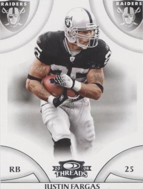 2008 Donruss Threads - Justin Fargas #89 for sale online | eBay