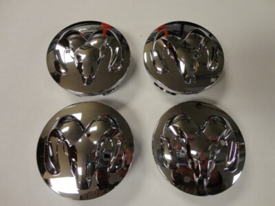 2009-2018 Dodge Ram 1500 Chrome Wheel Center Caps 4pcs Set | 1LB72TRMAB ...