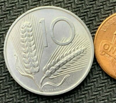 1973 Italy 10 Lire Coin UNC #B751 | eBay