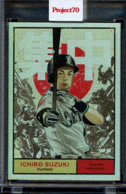 2021 Topps Project 70 Card #71 Ichiro Suzuki 1961 by Quiccs Rainbow Foil #d /70 | eBay