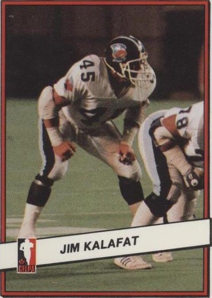 1985 Jogo CFL - #26 Jim Kalafat (RC) for sale online | eBay