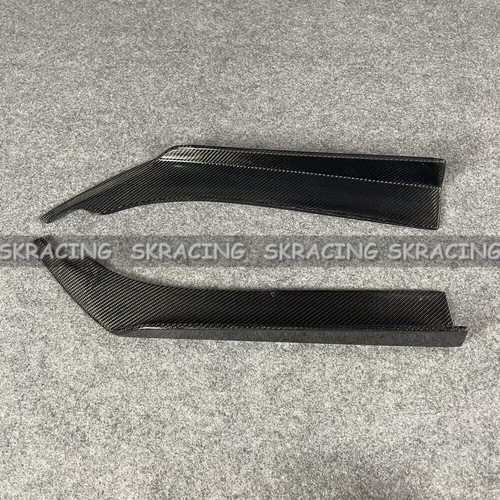 For 2014-20 Infiniti Q50 Carbon Fiber Rear Bumper Side Corner Splitters ...