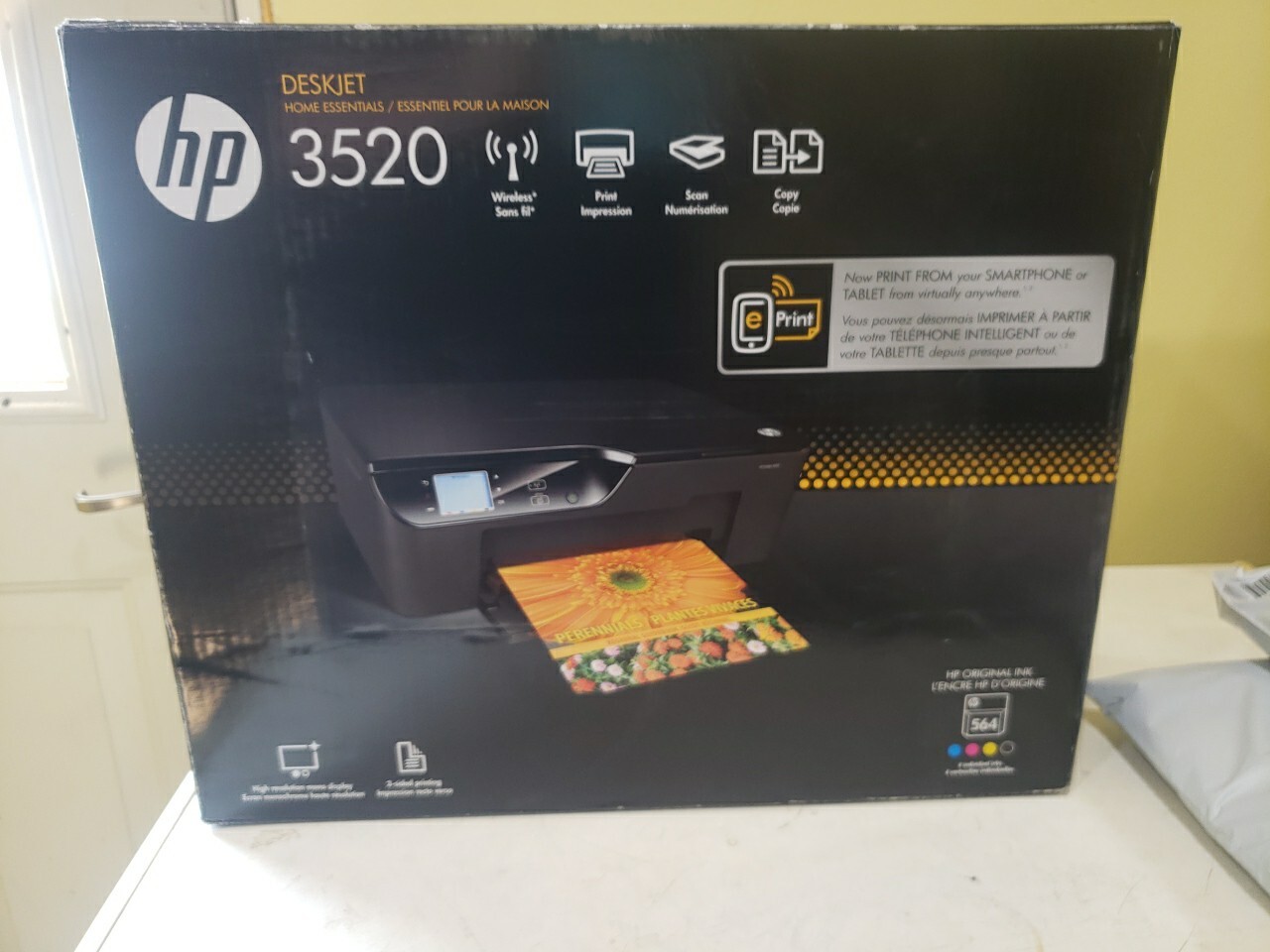 HP Deskjet 3520 e-All-In-One Inkjet Printer for sale online | eBay
