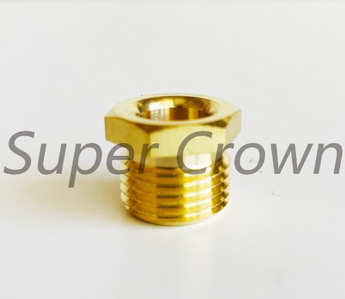 M16x1.5P BRASS THREADED MALE COMPRESSION SLEEVE BUSHING NUT TUBE ...