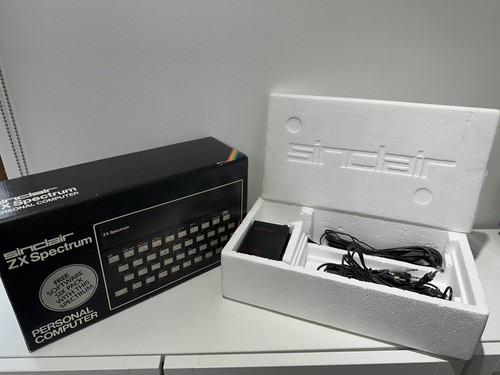 Vintage 1980 Sinclair ZX Spectrum 48k Original Box Transformer, Leads ...