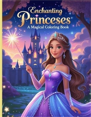 "Enchanting Princesses: A Magical Coloring Book for Kids (Paperback or ...