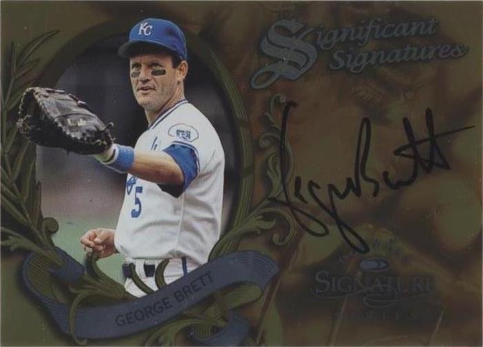 1997 Donruss Signature Series - Significant Signatures George Brett ...