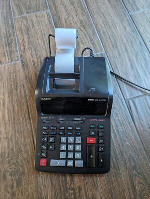 Casio 12 Digit Heavy-Duty Advanced Printing Calculator DR-210TM Tested ...