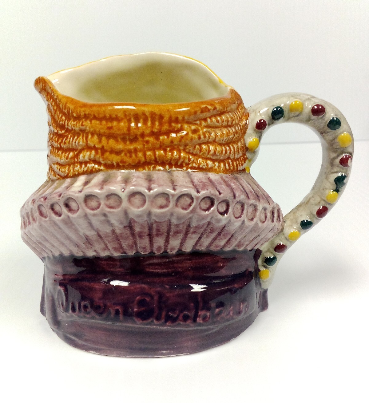 1950s Ridgway Sterling Pottery Queen Elizabeth Toby Style Mug Cup ...