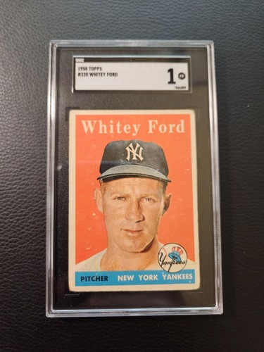 1958 Topps #320 Whitey Ford SGC 1 PR | eBay