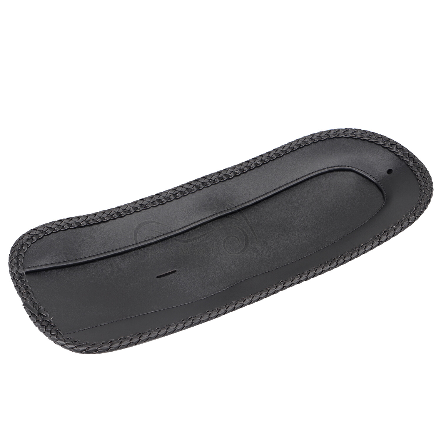Black PU Leather Rear Fender Bib Skin Solo Seat For Harley Dyna Super ...