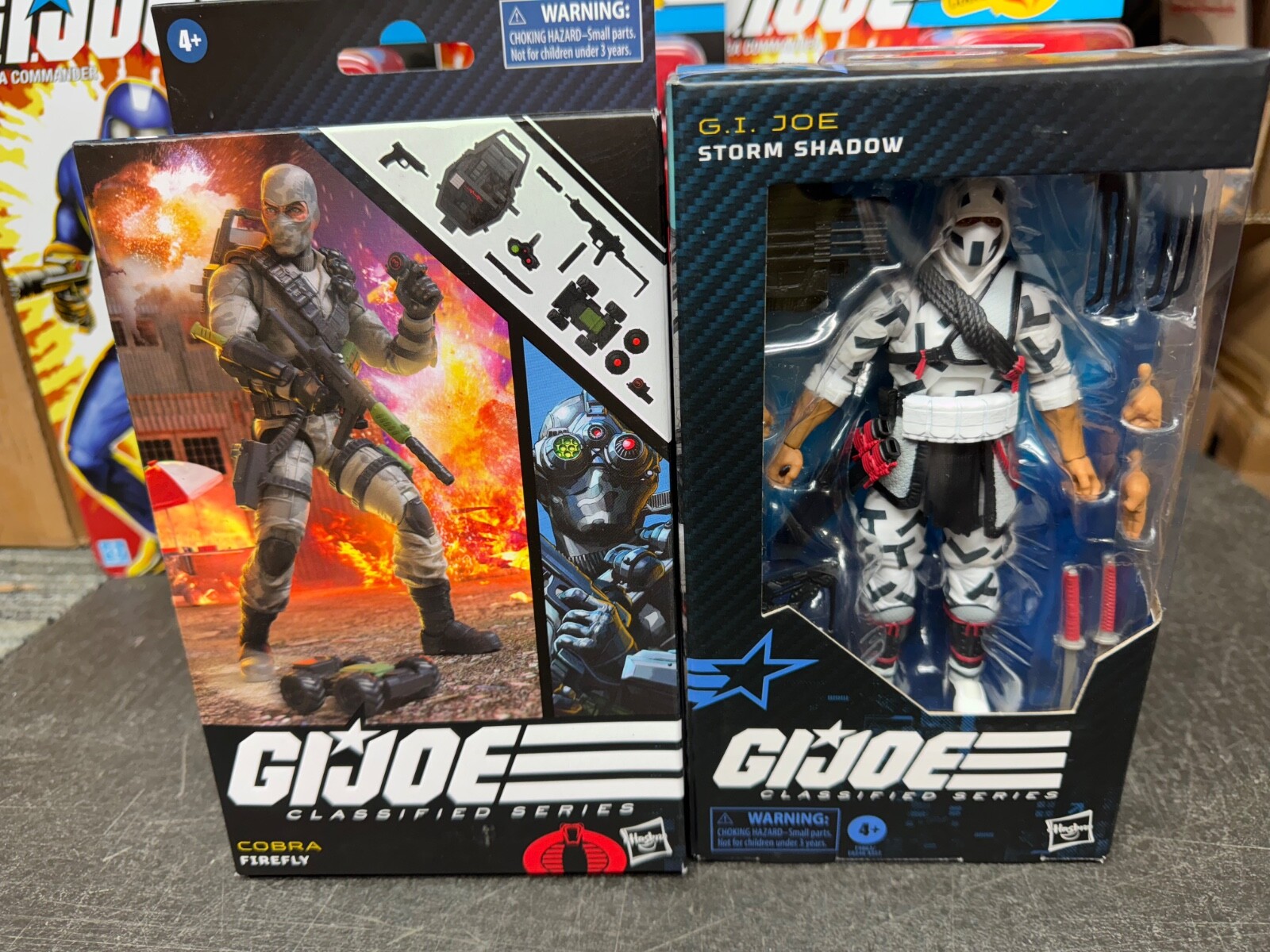 gi Joe classified lot storm shadow 131 and firefly 84 | eBay