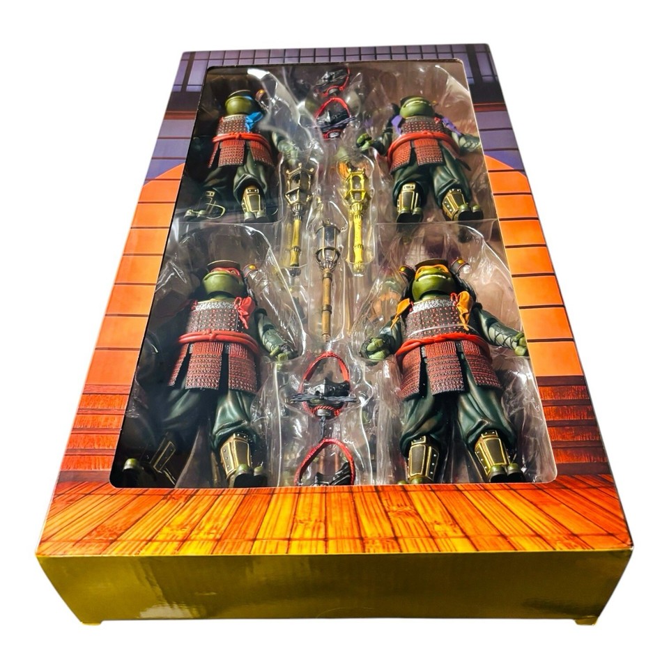 NECA Teenage Mutant Ninja Turtles 3 TMNT 4-Pack Exclusive VHS Tape Box ...