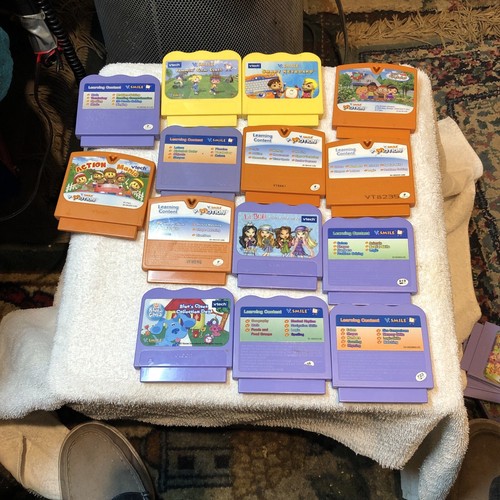 LOT OF 14 VTECH VSMILE MINT UNTESTED GOOD CONDITION | eBay