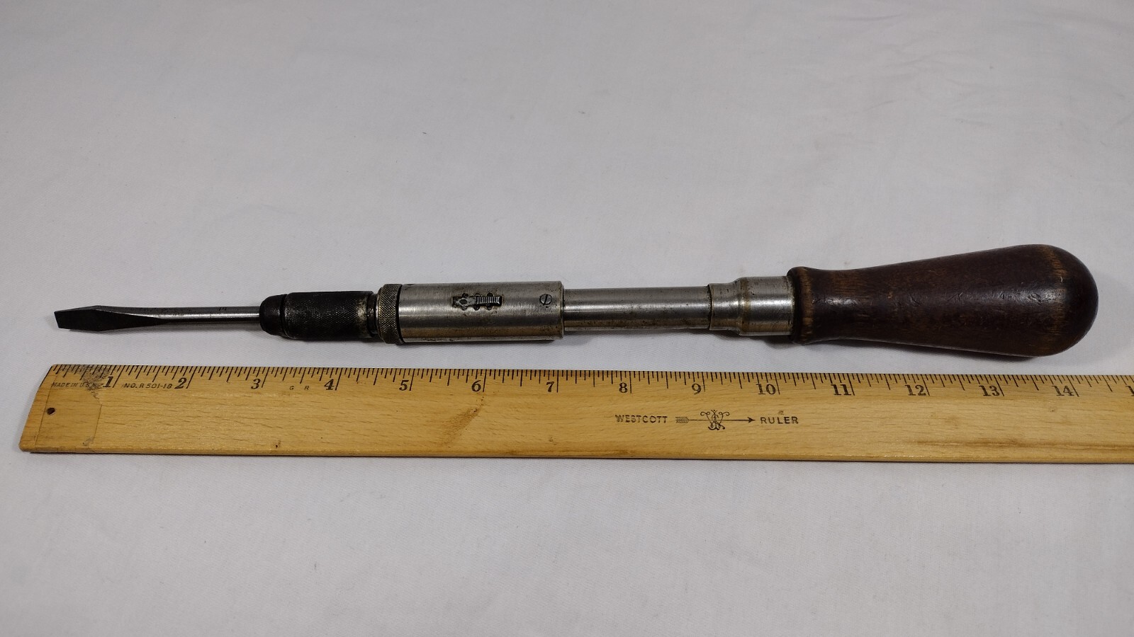 (265) Vtg Yankee N0. 30 Spiral Ratcheting Screwdriver w/ Bit North Bros ...