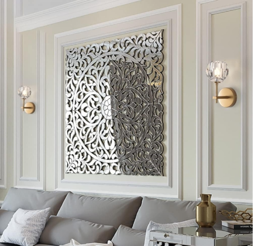 Modern Crystal Wall Sconce, Elegant Wall Light, Diamond Shaped Wall ...