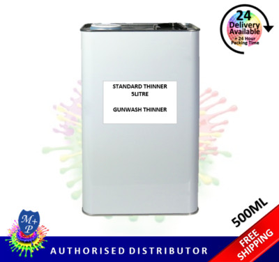 5 Litres Standard Thinners Spray Gun Cleaner Paint Thinner Can 5Litre ...