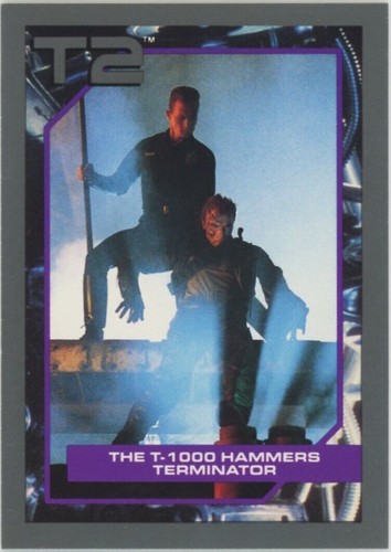 1991 Impel Terminator 2 The T-1000 Hammers Terminator #117 | eBay