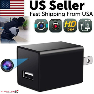 Mini Hidden Camera WiFi Remote Viewing 1080 HD Audio Discreet Spy Nanny ...