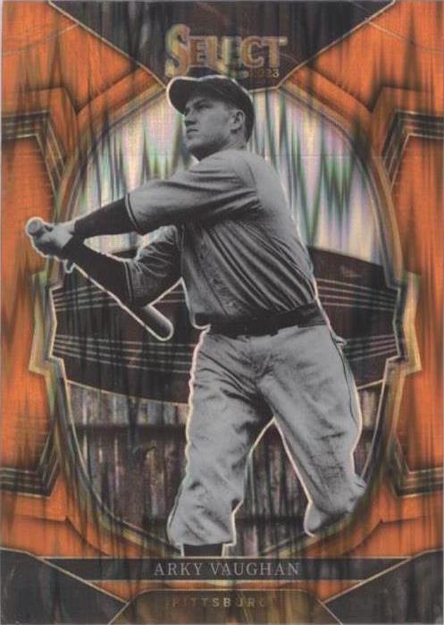 2023 Panini Select - Concourse Arky Vaughan #62 Orange Flash Prizm for ...