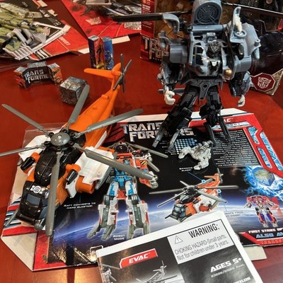 Transformers Movie EVAC & Blackout Scorponok 100% Complete Voyager 2007 ...