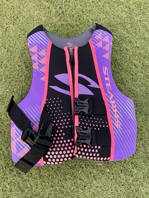 Stearns Youth Life Jacket Vest For Kids 50-90lbs. Pink & Purple Great ...