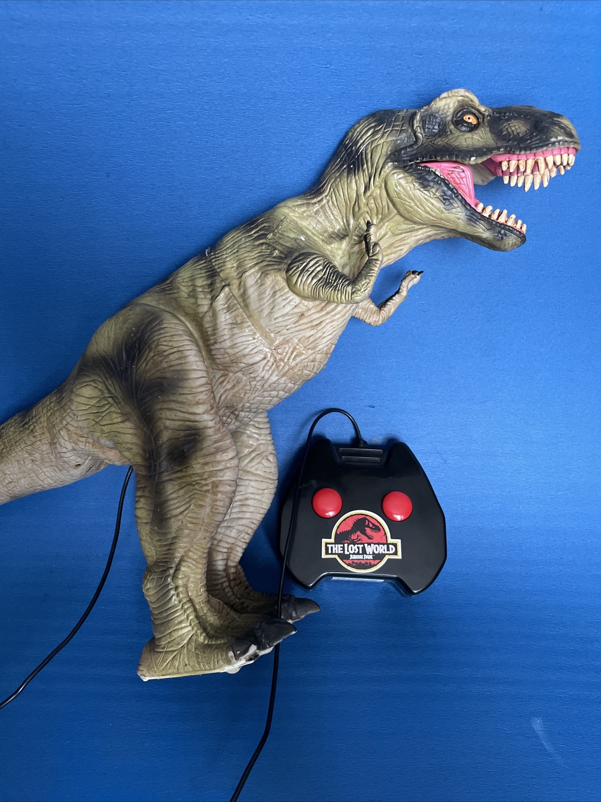 ToyBiz Lost World Jurassic Park Remote Control Roaring T-Rex 1997 | eBay