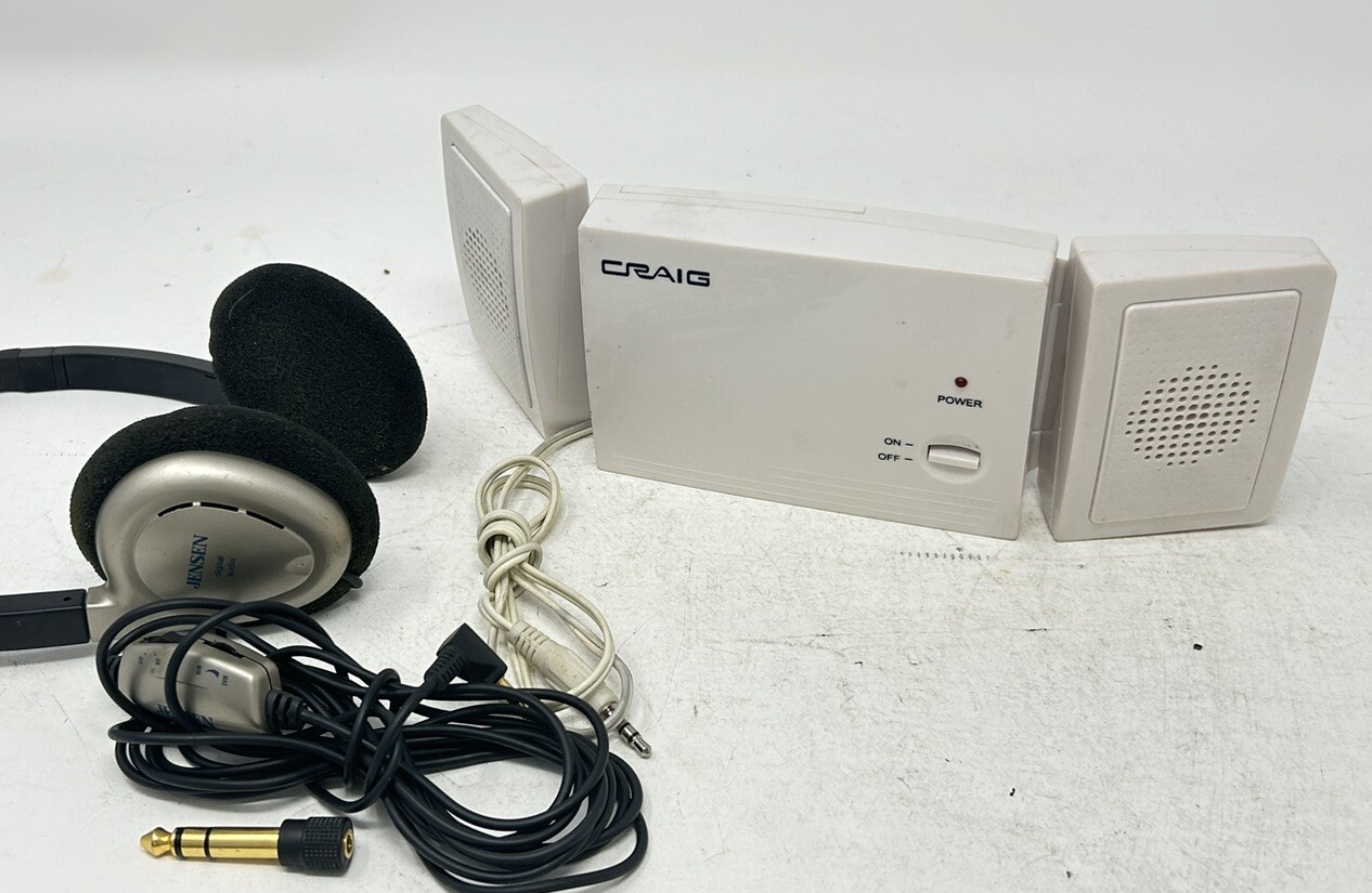Craig Amplified Travel Speakers CMA3000 f/ Ipod, CD Player +Jensen ...