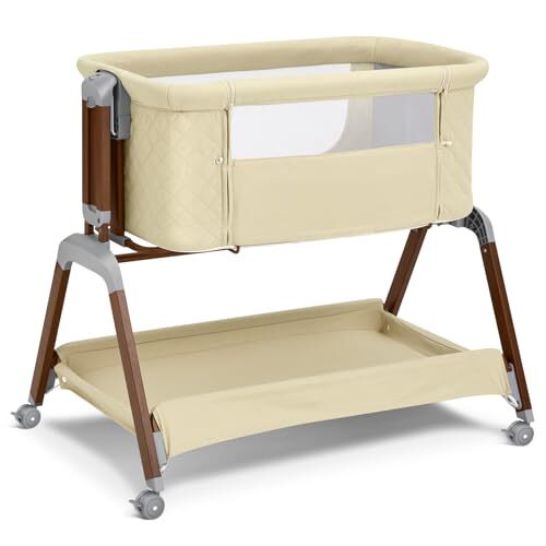 Baby Bassinet Sleeping Crib - Cozy and Safe Sleep Environment for Beige ...