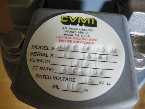 LINDSEY CVMI 9650 EIX04 1375 2M Post Insulator Voltage Sensors | eBay