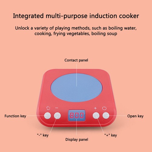 Children Pretend Play House Kitchen Toy Set Simulation Induction Cooker ...