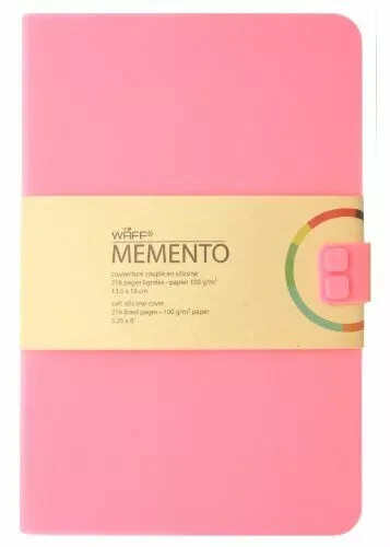 WAFF, Soft Silicone Cover Memento Notebook / Journal, Large, 8.25" x 5. ...