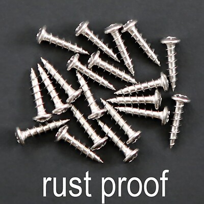 Window Hinge Screws 20x Stainless RUST PROOF 4.8mm x 20mm Fixing uPVC ...
