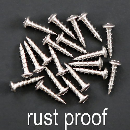 Window Hinge Screws 20x Stainless RUST PROOF 4.8mm x 20mm Fixing uPVC ...