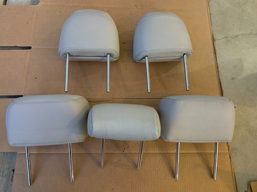 2007-2012 Lexus ES350 Headrest SET Of 5 Front/Rear Leather Gray OEM | eBay