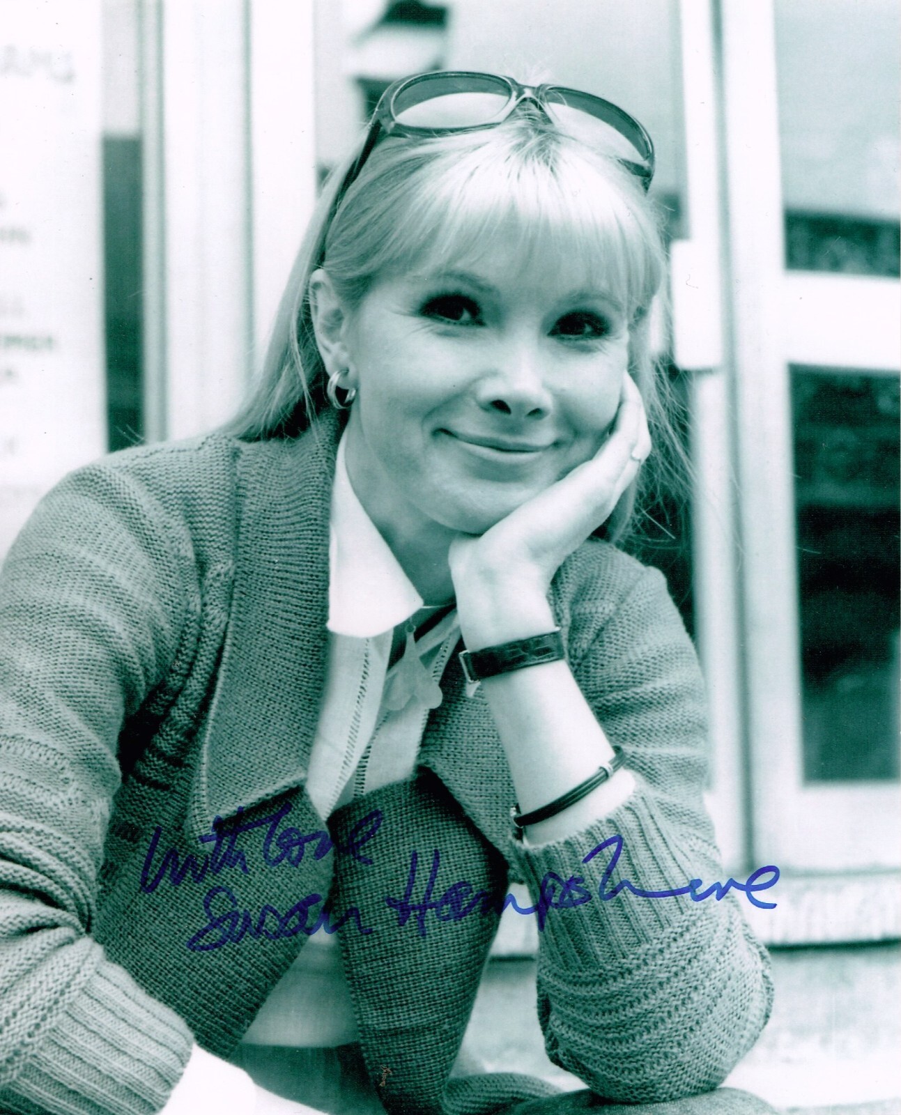SUSAN HAMPSHIRE SIGNED PHOTO ENGLISH ACTRESS SIZE 8 X 10 INCH (REDUCED ...