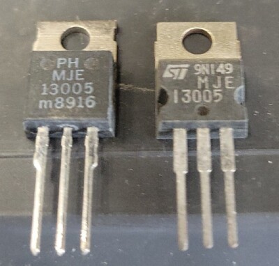 MJE13005 / TRANSISTOR / ST / TO220 / 4 PIECES (qzty) | eBay
